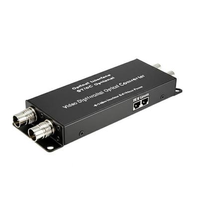 China Optical Interface ST/SC Optional Video Digital Optical Converter with BNC Video Interface -8-3dBm Output Power for sale