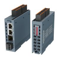 China OM52*E EtherCAT bus Coupler PLC IO module with 16DI+16DO NPN/PNP IP20 for sale