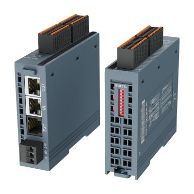 China OM52*E EtherCAT bus Coupler PLC IO module with 16DI+16DO NPN/PNP IP20 for sale