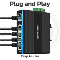China Industrial Solar PoE Switch DC12-48V 240W Web Managed Network Switch for Cctv Systems for sale