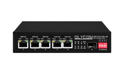 China Gigabit PoE Switch MPPT Solar Charge Controller SFP Fiber Optic DC12V/DC24V/DC48V Input for sale