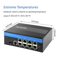 China IEEE802.3Af/At Manageable Switch Poe 8 Port for sale