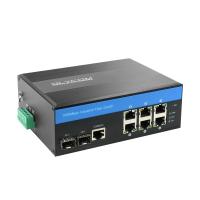 China 6RJ45 Ports Industrial Managed POE Switch for sale
