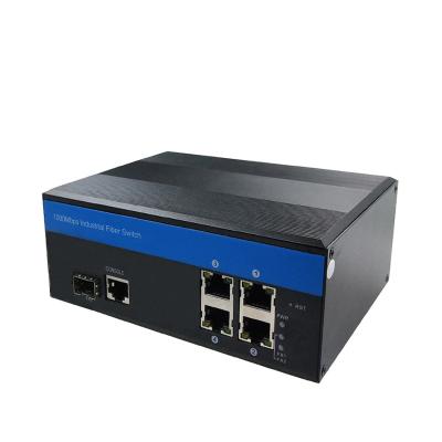 China IM-FP144GW 10/100/1000Mbps 5 Port Gigabit Switch Din Rail With Managed Layer Two for sale