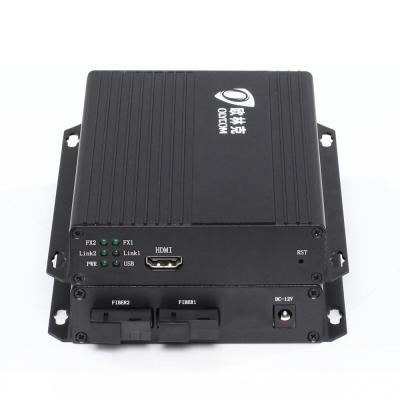 China 12V Input 1080P HDMI To Fiber Optic Extender 2 Fiber For Cascading SC ST FC for sale
