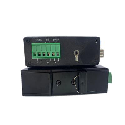 China Industrial PoE Media Converter 15.4W 30W Onbeheerd Fast Ethernet DIN Rail CE Mini Size Te koop
