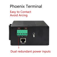 China 6 Ports Industrial Managed Ethernet Switch With Ring Function IEEE802.3 Standard for sale