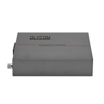 중국 30W POE 광섬유 이더넷 미디어 변환기 랙 탑재 듀플렉스 SC 포트 AC 입력 판매용