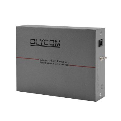 중국 30W POE 광섬유 이더넷 미디어 변환기 랙 탑재 듀플렉스 SC 포트 AC 입력 판매용