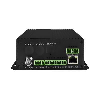 China Bidi Data Dry Contact Analog Video Fiber Converter RS232 RS485 Rack Mounted DC12V for sale