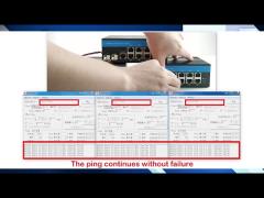 8 포트 산업 관리 PoE 스위치 2.5G 섬유 Din Rail 240W 지원 PoE 관리