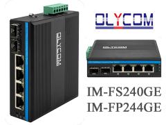 Gigabit 30W 60W PoE-schakelaarverlenger Industrieel kwaliteit SFP-vezel onbeheerd DC48V