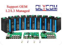 8 Portos Gigabit Ethernet Switch L2 Gerenciado Outdoor Network Switch com 4RJ45+4SFP