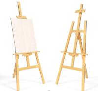 Quality Foldable Tripod Wooden Display Easel 120cm 145cm 175cm Art Easel Stand FSC for sale