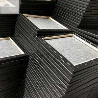 China Customizable Black Stretched Blank Black Stretched Painting Canvas Boards Various Sizes for sale