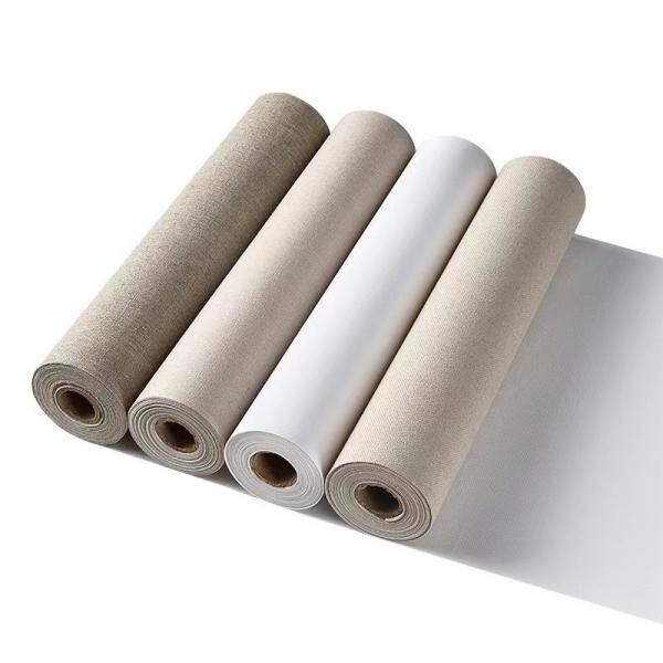 Quality 380g Non Toxic Artist Linen Canvas Roll , Painting Canvas By The Roll UV Resistant for sale