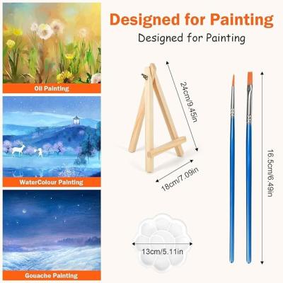 China Custom Size Art Canvas Painting Kits DIY Painting Tools For Kids for sale