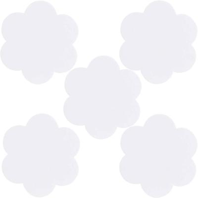 China 6 Pack Painting Canvas Panel Flower Shaped Art Stretched Canvas Boards For Painting for sale