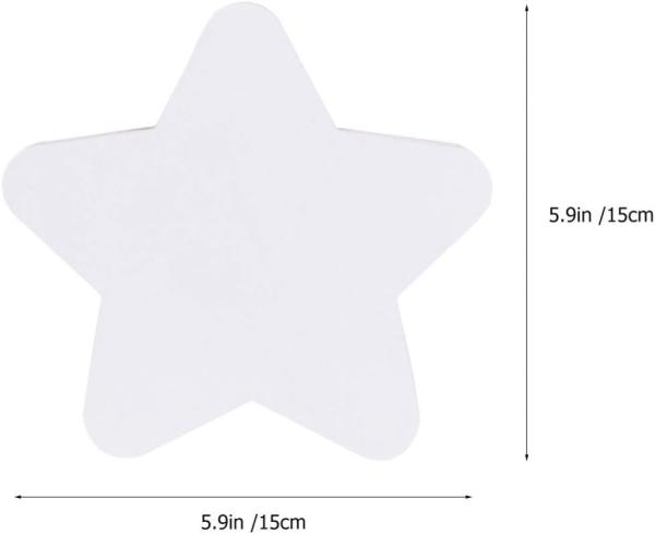 Quality 3mm Star Shape Artist Canvas Panels Non Toxic Cotton Blank Stretched Canvas for sale
