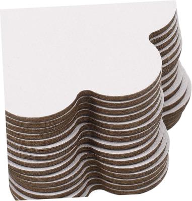 China OEM ODM Flower Shape Artists Canvas Boards 100% Pure Cotton Canvas Panels White for sale