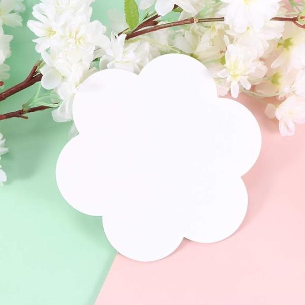 Quality OEM ODM Flower Shape Artists Canvas Boards 100% Pure Cotton Canvas Panels White for sale