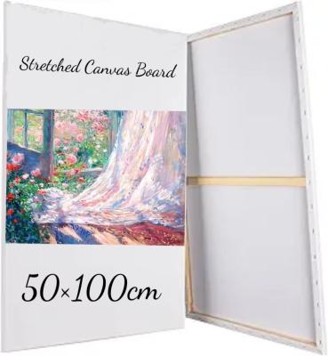 China 50x100cm Large Canvas Boards For Acrylic Pouring Oil Painting Dry & Wet Art Media for sale