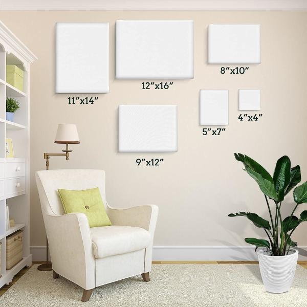 Quality Customize Size Cotton Stretched Canvas Board Primed Canvas For Painting Art for sale