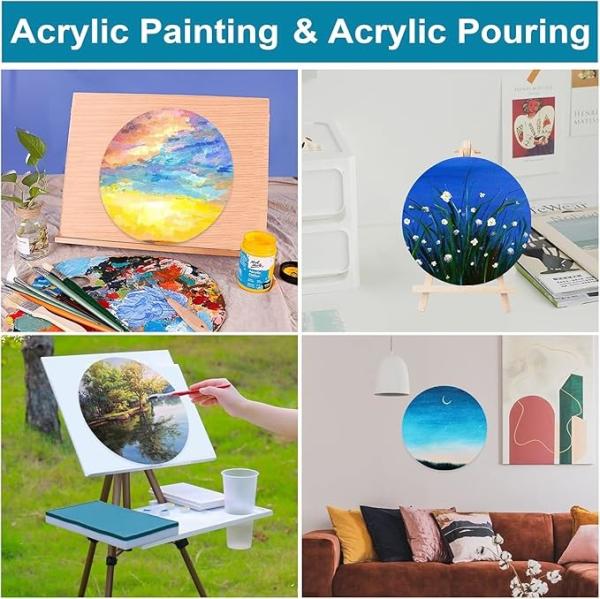 Quality Customize Size Blank Cotton Canvas Panels Art Canvas Board For Oil Painting for sale