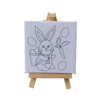 Cina Kit di pittura su tela pre-stampati Pittura a colori a strisce Tavole su tela con pennelli per creazioni fatte a mano in vendita