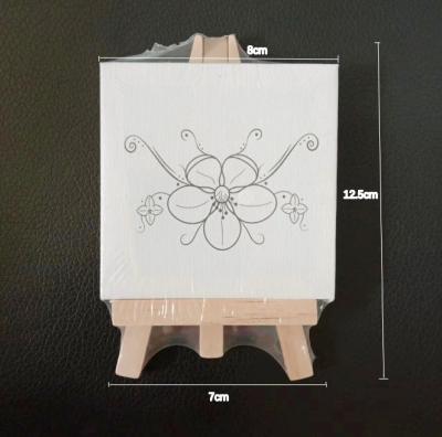 Cina Kit di pittura su tela pre-stampati Pittura a colori a strisce Tavole su tela con pennelli per creazioni fatte a mano in vendita