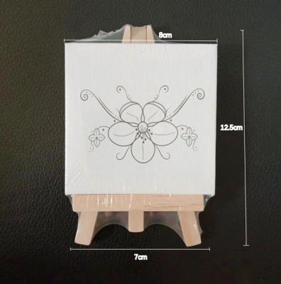 Cina Kit di pittura su tela pre-stampati Pittura a colori a strisce Tavole su tela con pennelli per creazioni fatte a mano in vendita