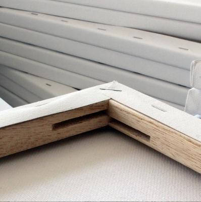 중국 오일 페인팅 및 친환경 용해성 라텍스 UV 잉크 지원을위한 매트 피니쉬와 함께 사용자 정의 크기 100% 면 뻗은 캔버스 보드 판매용