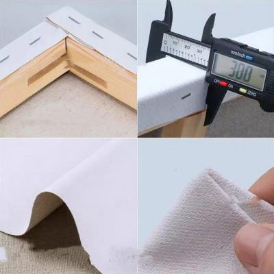 China Grootschalig gestreken canvasbord met matte afwerking van 380+/-50 dikte voor olieverf op maat Te koop