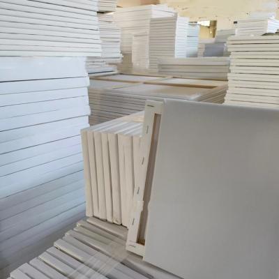 China Grootschalig gestreken canvasbord met matte afwerking van 380+/-50 dikte voor olieverf op maat Te koop