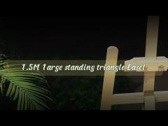 Artist Small Wooden Display Easel Art Craft Painting Triangle Canvas Holder Stand Mini