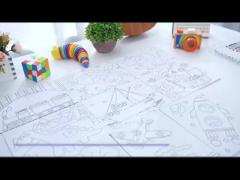DIY Coloring Pre Printed Canvas Pre Stenciled Painting Kits For School Classroom Activities