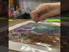 Crystal Rhinestone Diamond Painting Owl Painting Set Full Drill DIY 5D Diamond Painting Set For Adults