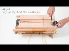 Holds Canvas Wood Portable Adjustable Art Painting Easel French Style With Palette