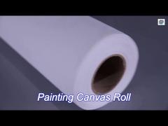 380g non toxic artist linen canvas roll , painting canvas by the roll uv resistant