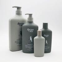 Quality 60ml 200ml 400ml 750ml Eco Friendly Plastic HDPE Empty Grey Shampoo Bottles With for sale
