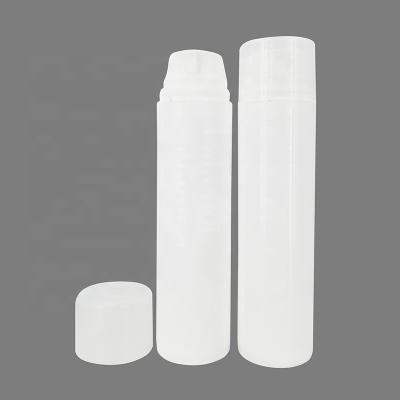 China Free Sample Factory Custom Facial Cleanser Plastic Lotion Bottles White 220ml Body Care Sunscreen PP Dispenser Bottles with Pump for sale