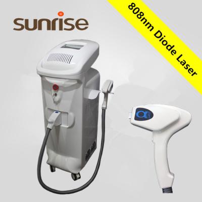 China Beijing sunrise Popular vertical 808nm diode laser hair removal machine permanent hair removal for spa use for sale