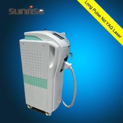 China 1064nm & 532nm long pulse nd yag laser for hair removal vascular, spider veins, nail fungus onychomycosis treatment for sale