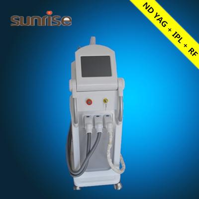China express!3 in 1 multifunctional beauty equipment SHR+FRACTIONAL + ND YAG LASER epilation for sale