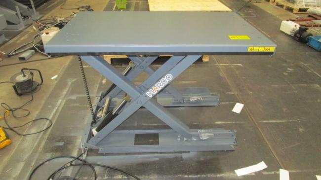 U Shape E Shape Low Profile Electric Hydraulic Scissor Lift Table with CE