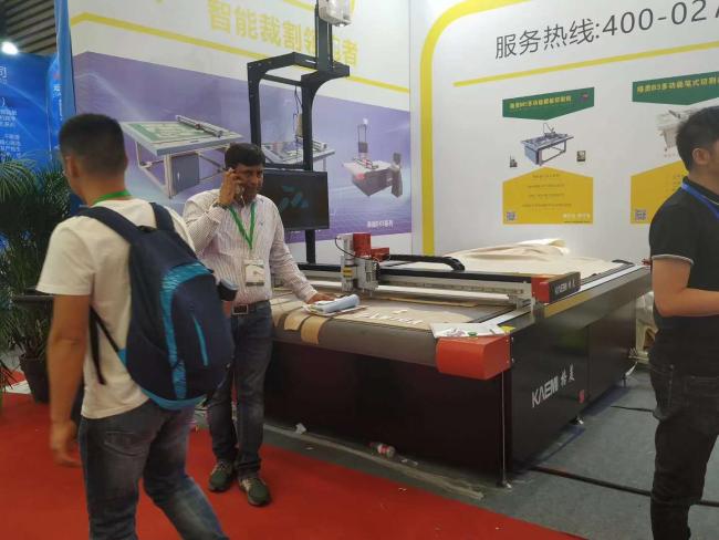 Product demonstration at exhibition