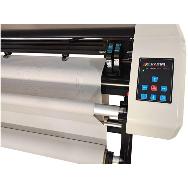 CAD Paper Pattern Plotter side view