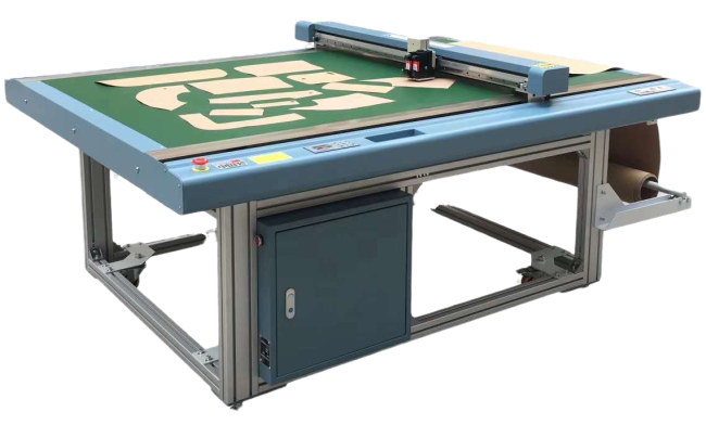 Flatbed Paper Pattern Cutting Machine Front View