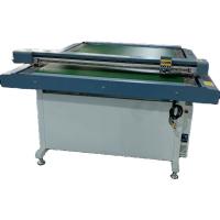 China Inkjet Plotter Flatbed Cutter with 1200mm/s Cutting Speed, Blue Frame + Silver Case, and All Aluminum Countertops for sale