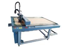 China Flatbed Inkjet Cutter with 1500x900mm Cutting Area for ≤3mm Thickness and HP45 Ink Box for sale